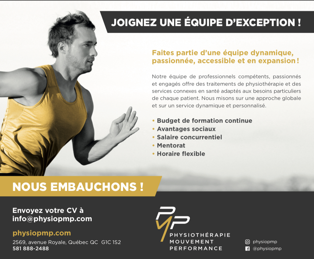 Carrière - Physio PMP